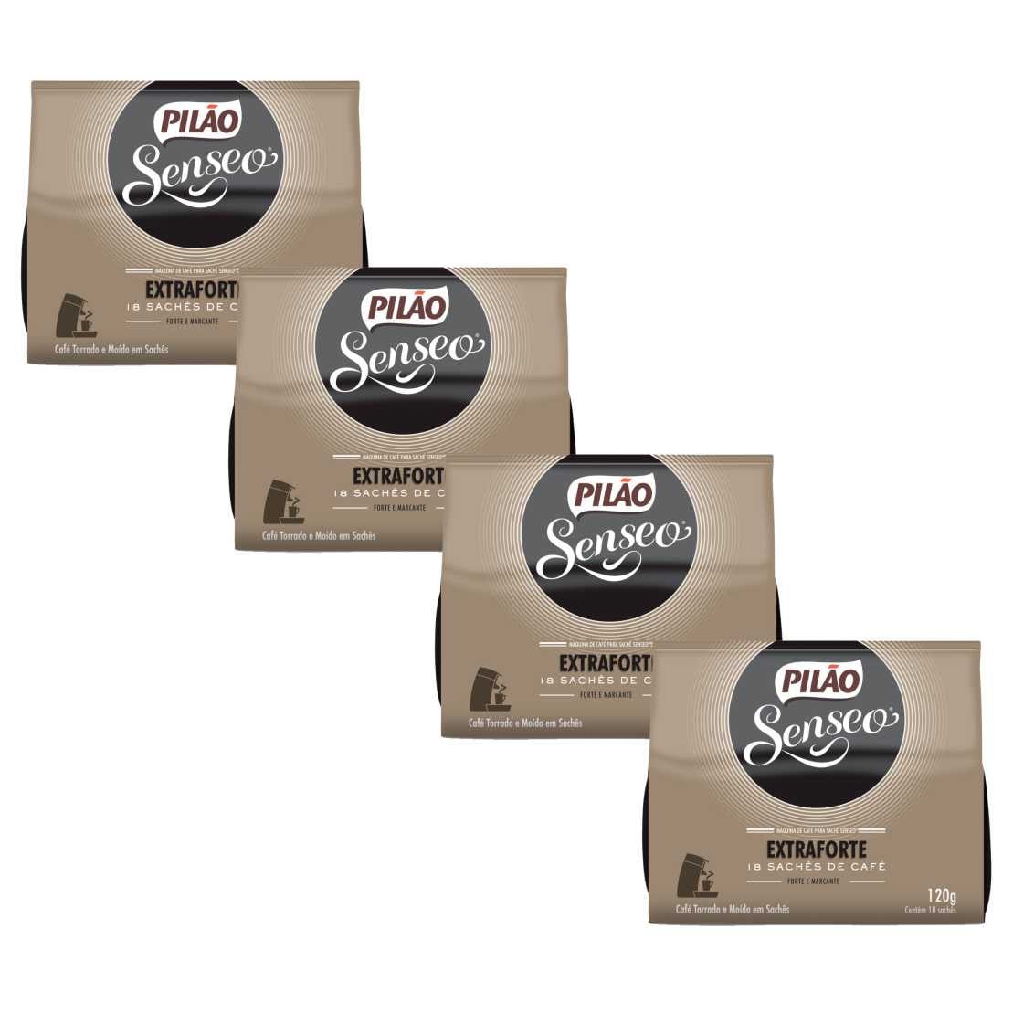 Café Fácil - Kit Café em sache Pilão Extra Forte
