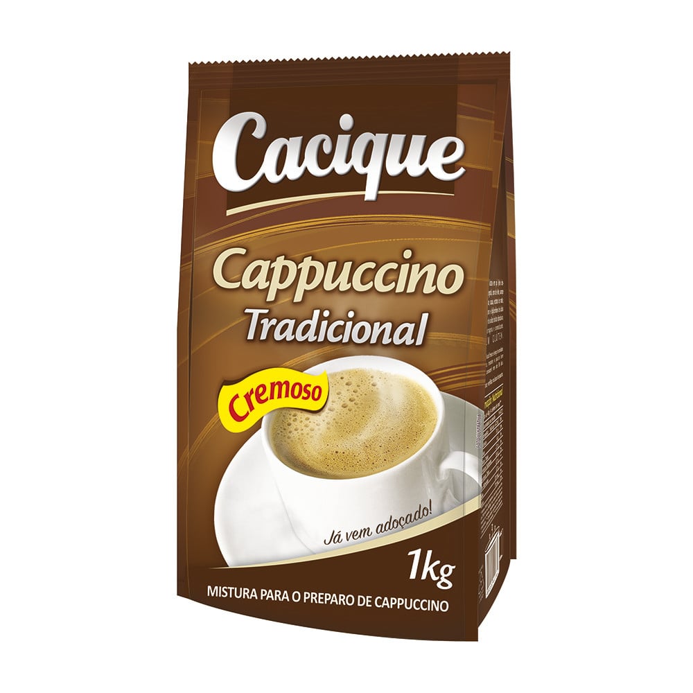 Café Fácil - Cappuccino Tradicional Cacique 1kg