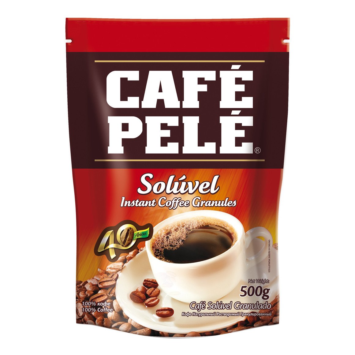 Café Fácil - Café Pelé Solúvel Granulado 500gr