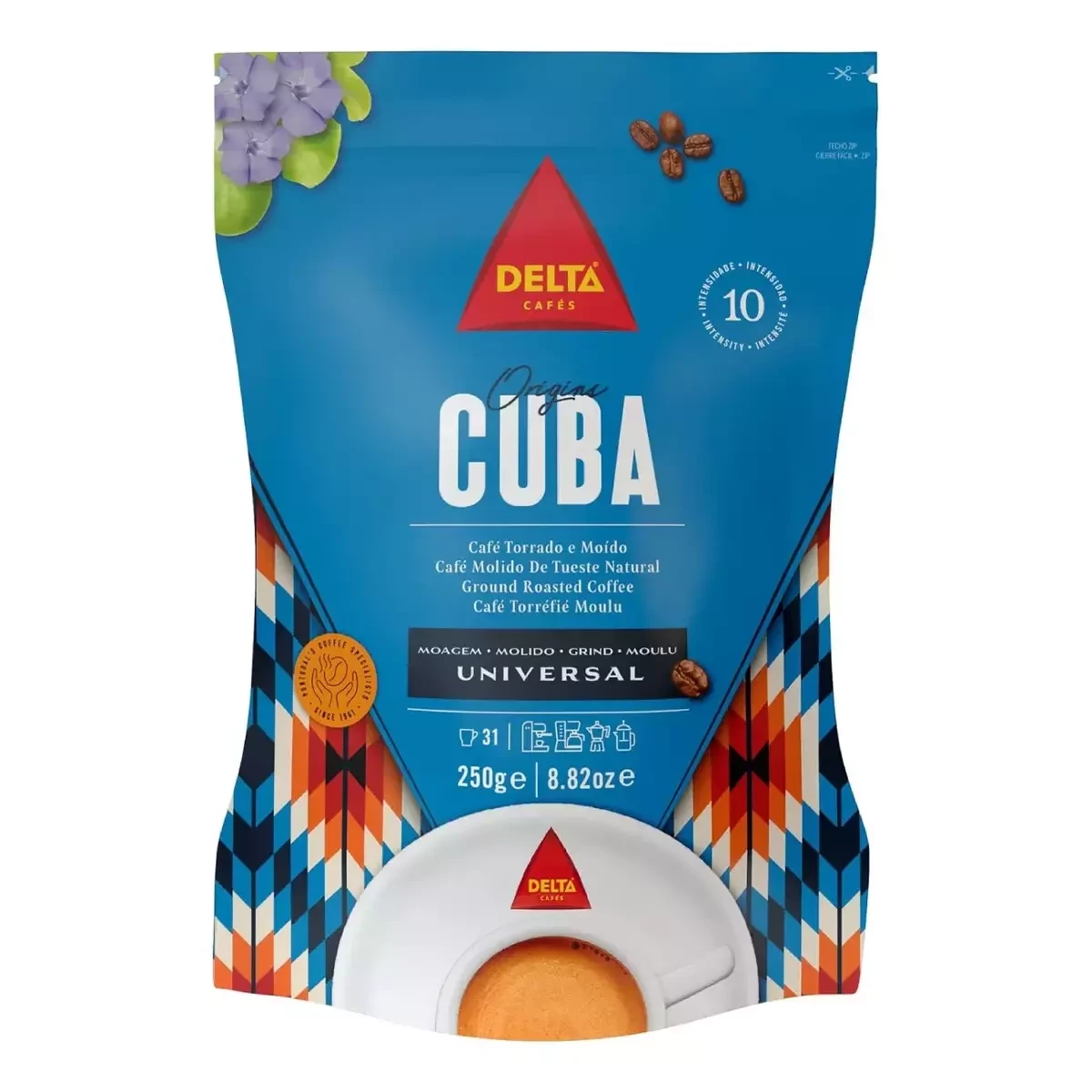 Café Fácil - Café Torrado e Moído Delta Cuba 250g